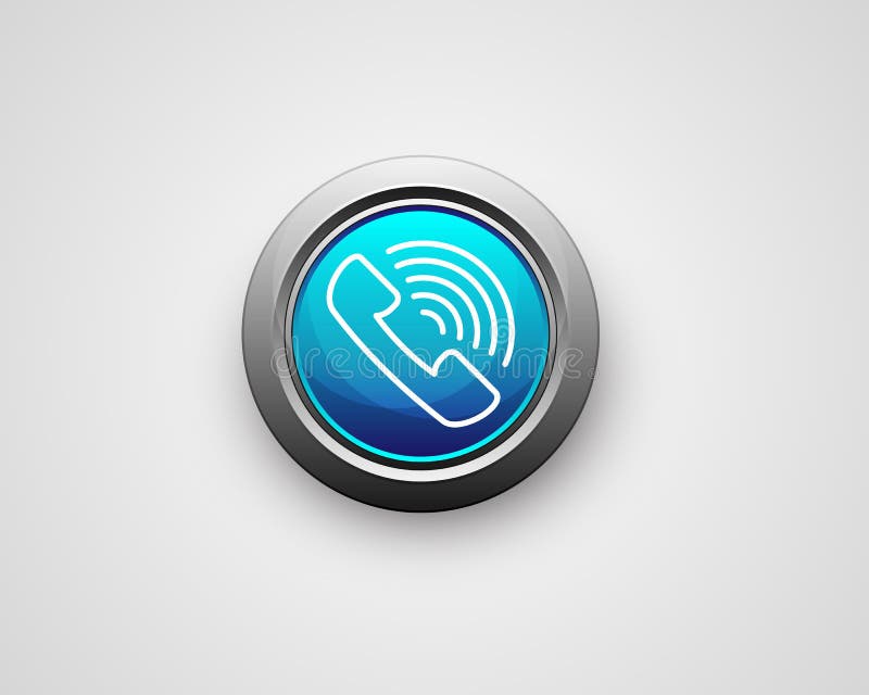 Incoming Call Icon Call Receiving Symbol Stock Illustration ...