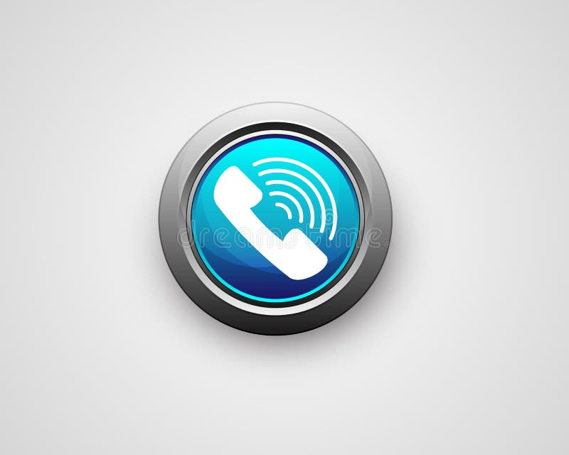 Incoming Call Icon Call Receiving Symbol Stock Illustration ...