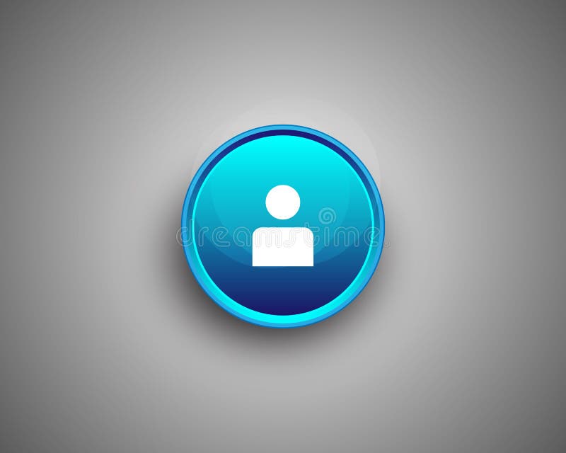 Web User Account Icon Man Icon User Login Symbol Stock Illustration ...