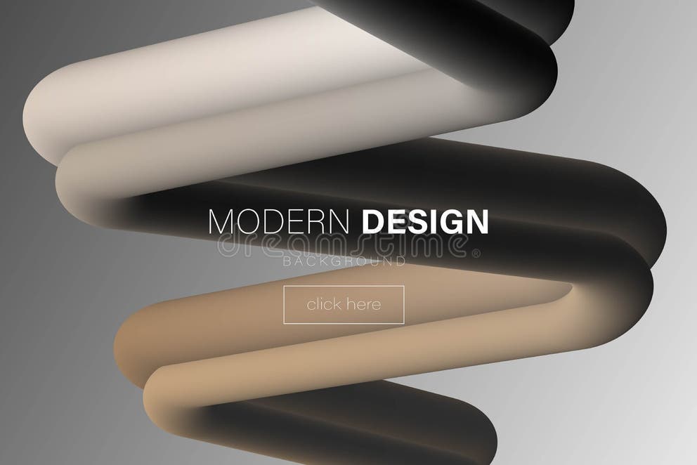 Modern Abstract Background. 3d Spherical Wave Design. Texture of ...