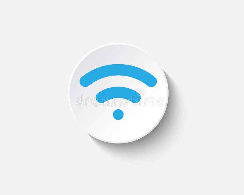 Vector Wifi Wireless Connection Logo Wifi Icon Wifi Sign Stock ...