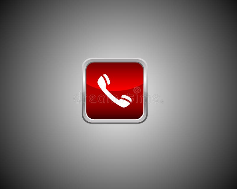 Phone Icon in Trendy Flat Style Isolated - Calling Sign Ringing Symbol ...