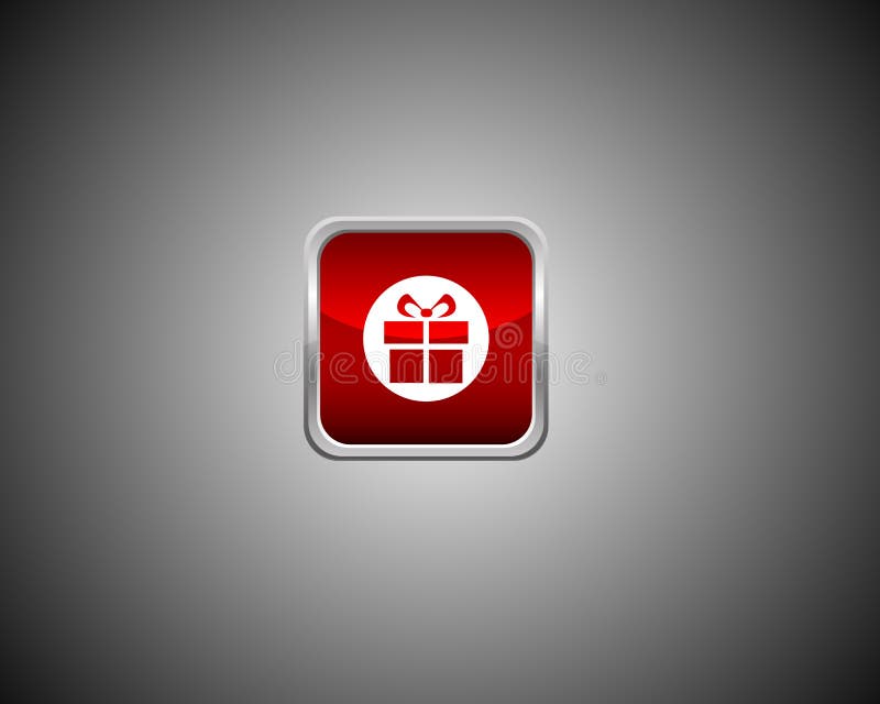 Vector Creative Gift Box Icon Box of Gift Sign Stock Illustration ...