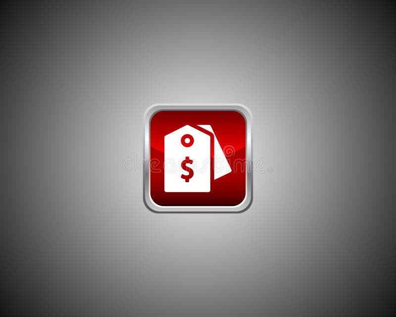 Dollar Price Tag Icon Vector Design Symbol Creative Design Stock ...