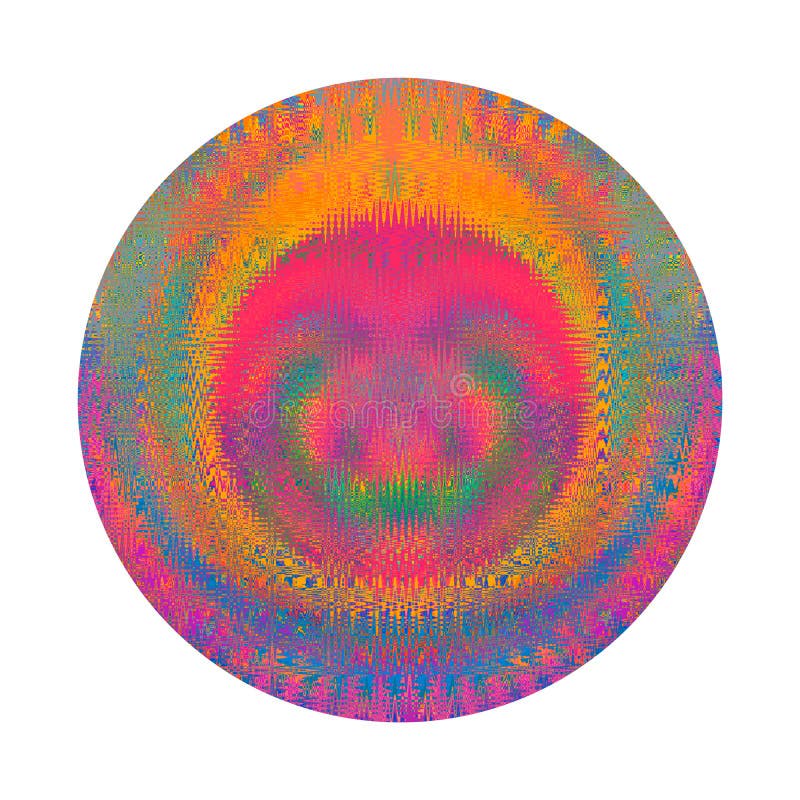 Multicolour Om Background and Digital Painting Stock Illustration ...