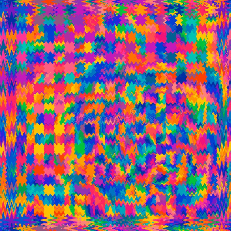 Multicolour Om Background and Digital Painting Stock Illustration ...