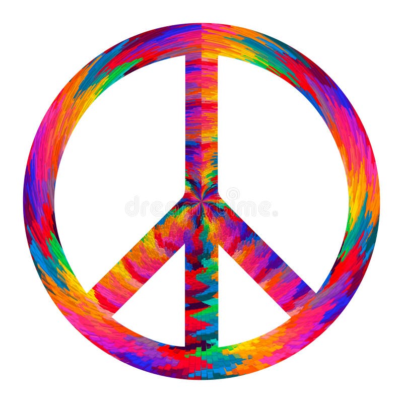 Multicolour Om Background and Digital Painting Stock Illustration ...