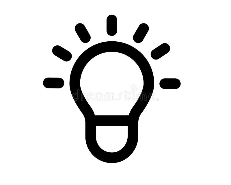 Light Bulb Shining - Energy and Idea Symbol - Creative Concept Bright ...