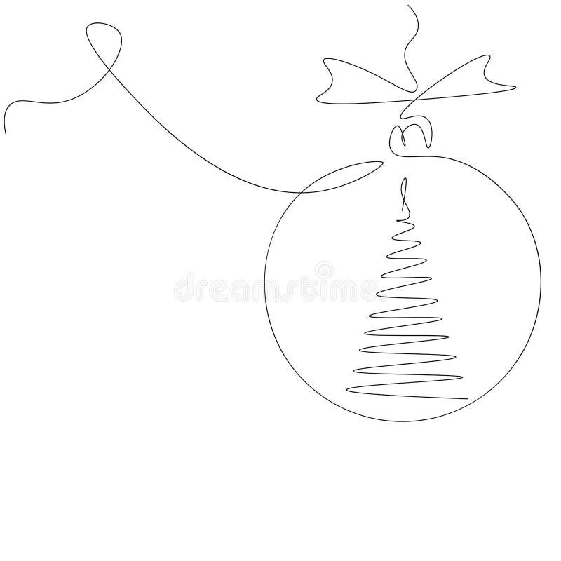 Christmas Decoration Element Ball with Snail. Vector Stock Vector ...