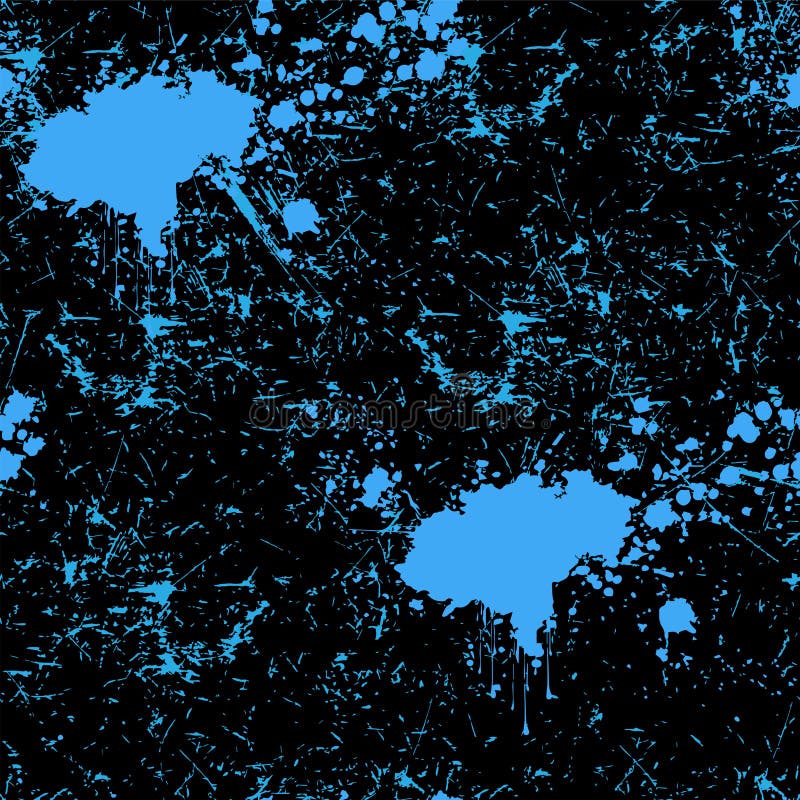 Pattern with Blue Grunge Texture. Stock Vector - Illustration of ...