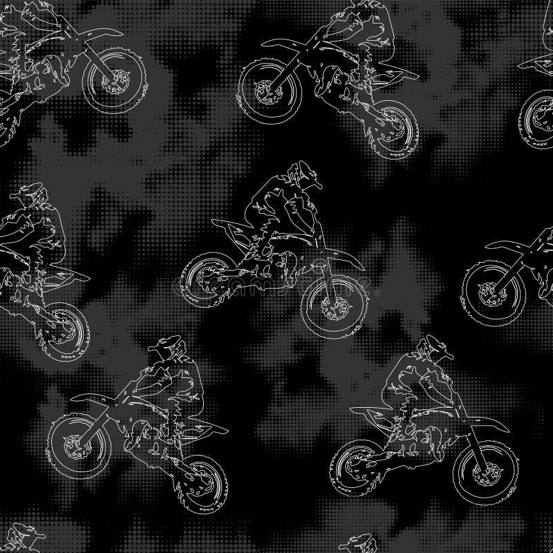 Motocross Abstract Background Stock Vector - Illustration of motocross ...