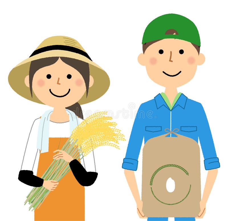 Harvesting Rice Stock Illustrations – 2,134 Harvesting Rice Stock ...