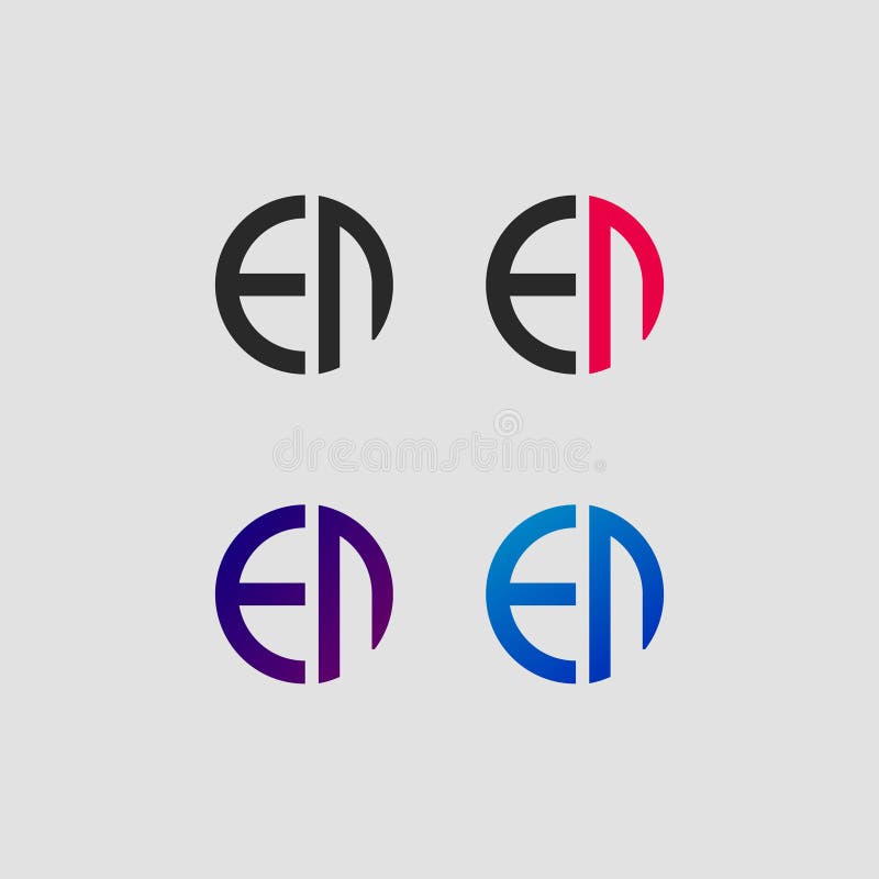 En Letter Logo Stock Illustrations – 1,269 En Letter Logo Stock ...