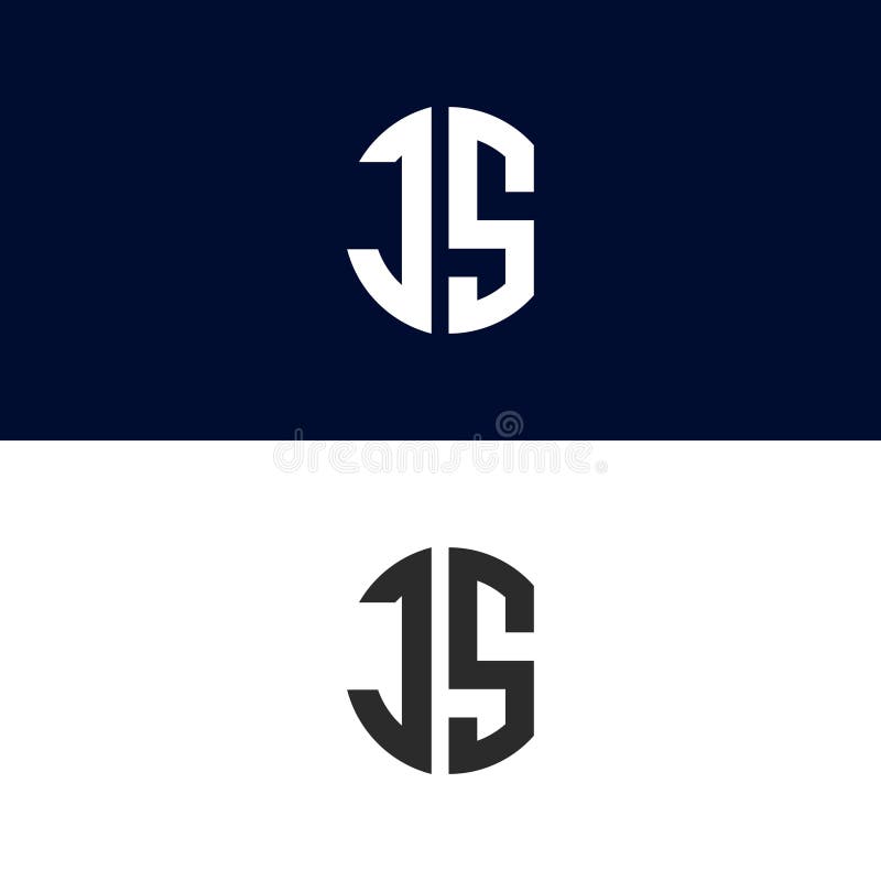 JS Initial Letter Logo Vector Template | Creative Modern Monogram ...