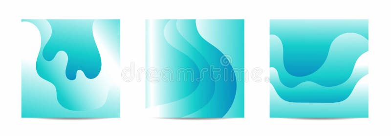 Abstract Background Paper in Blue. A4 Abstract Color 3d Paper Art ...