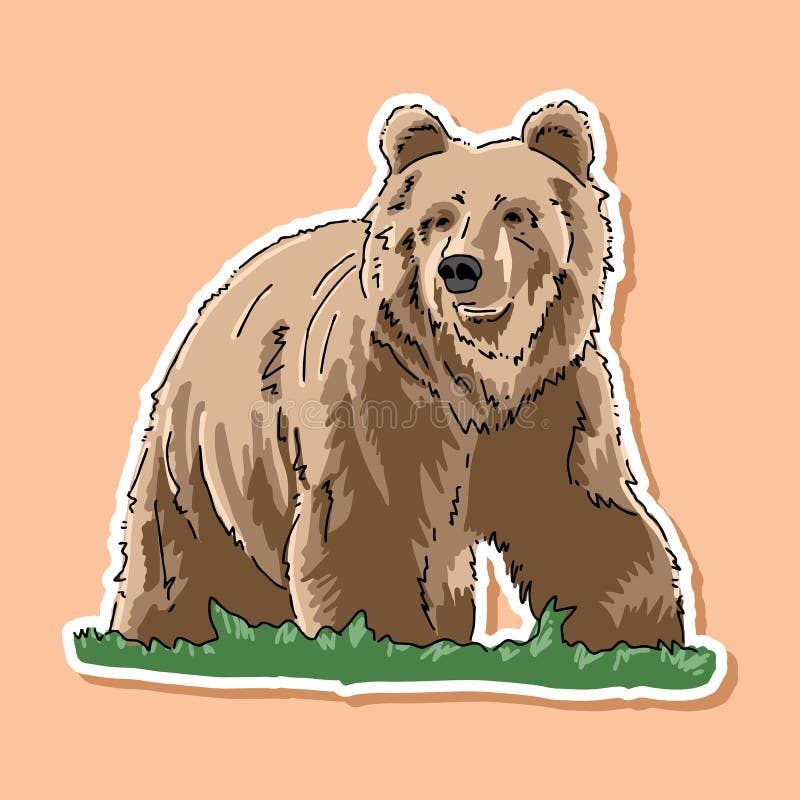 Bear cartoon vector design stock vector. Illustration of character ...