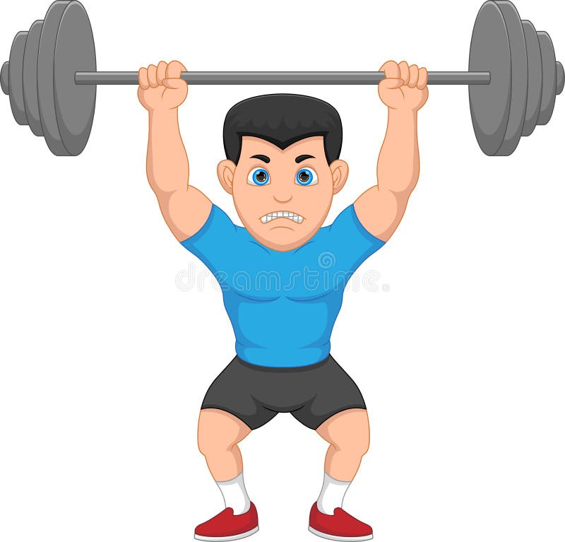 Strong Person Lifting Weights