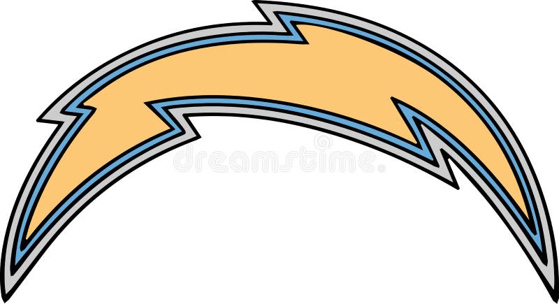 Chargers Bolts Logo Profile For Vegas Charger Bolts
