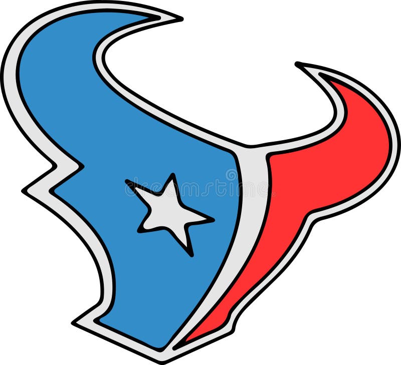 Houston Texans Logo Design on White Editorial Stock Image ...