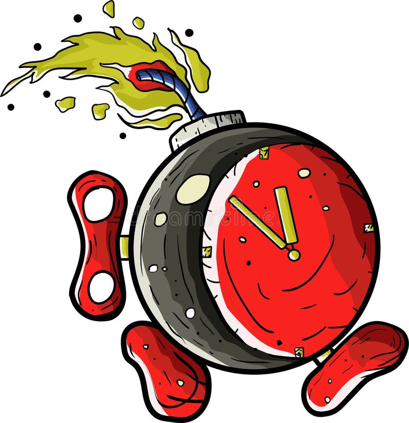 Time bomb color vector stock vector. Illustration of icon - 235147988
