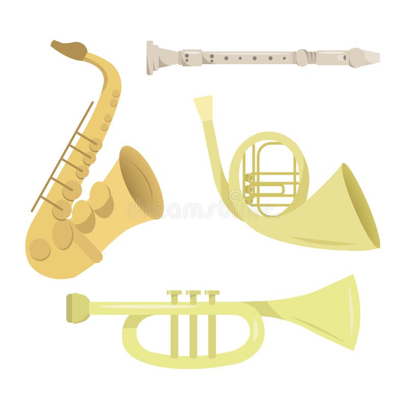 Wind Wooden Instruments Stock Illustrations – 166 Wind Wooden ...