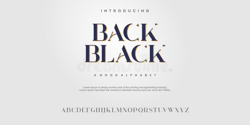 Back Elegant Font Stock Illustrations – 1,822 Back Elegant Font Stock ...
