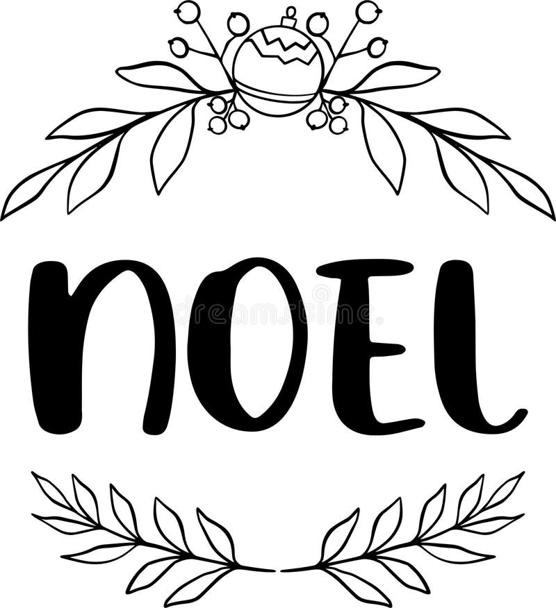 Noel Quotes, Christmas Lettering Quotes Stock Vector - Illustration of ...