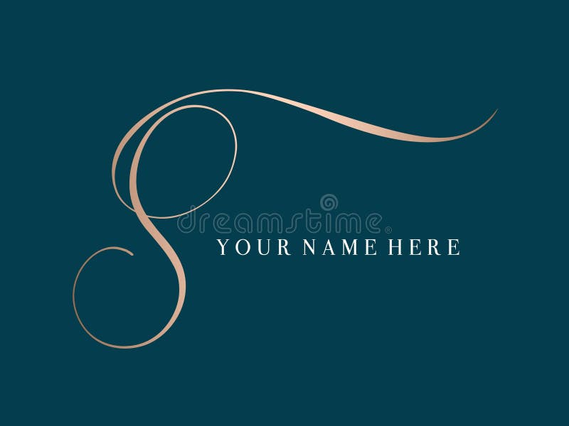 Letter S Logo. Shiny Gold Alphabet Initial. Stock Vector - Illustration ...