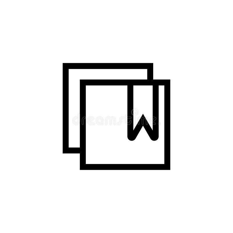 Web Book. Library Symbol for Web and Mobile App Design. Isolated on a ...