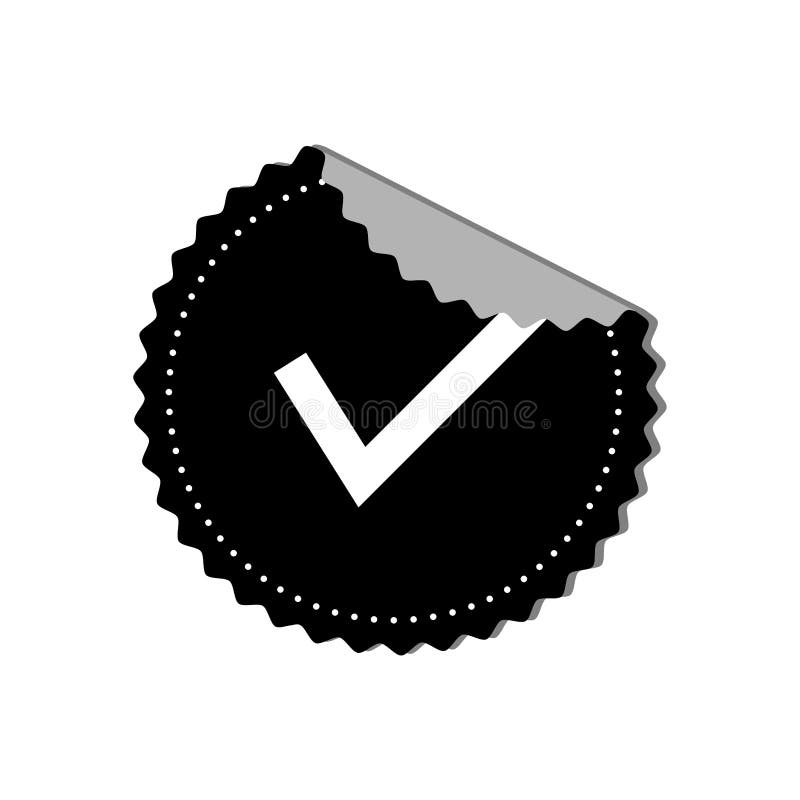 Web Approved or Certified Medal Icon Vector Illustration Flat Style in ...