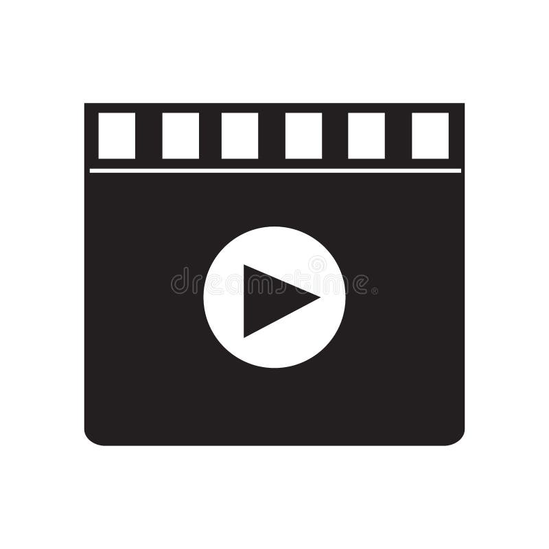 Play Button. Simple Vector Illustration, Perfect for a Video or Music ...