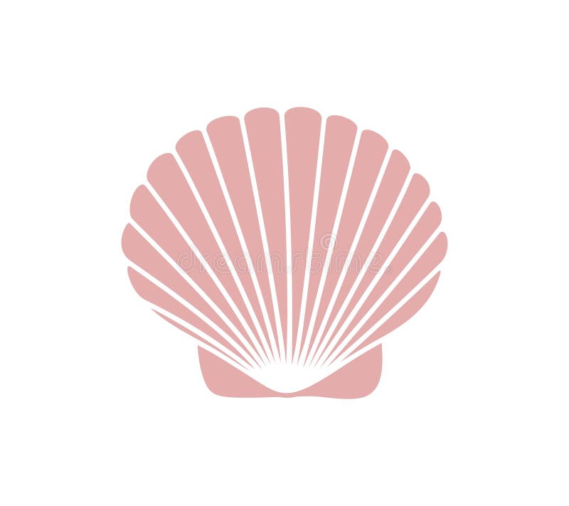 Scallop Logo. Isolated Scallop on White Background Stock Vector ...
