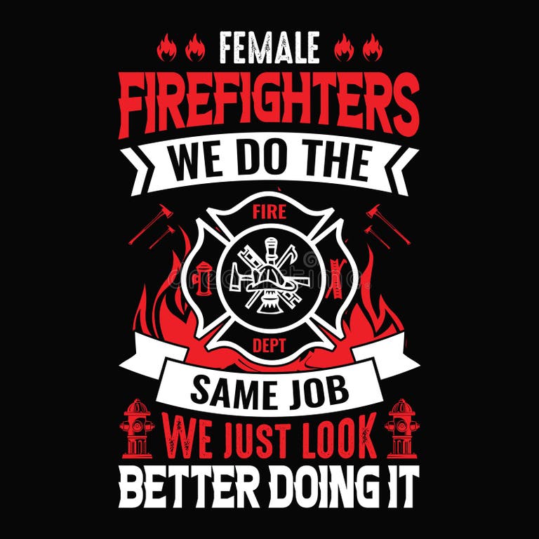 Female Firefighters Stock Illustrations – 156 Female Firefighters Stock ...