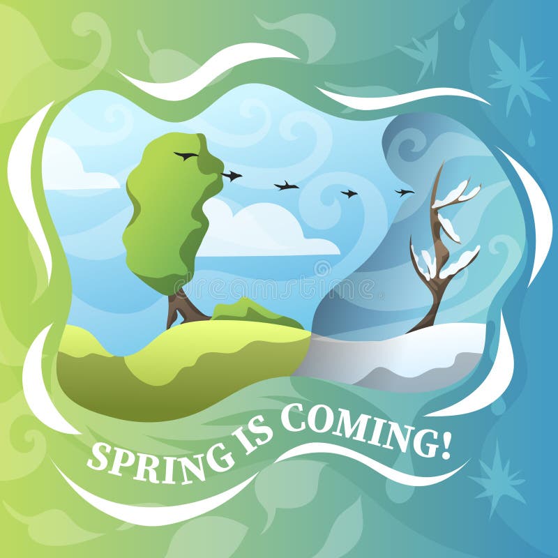 Spring Coming Stock Illustrations – 4,650 Spring Coming Stock ...