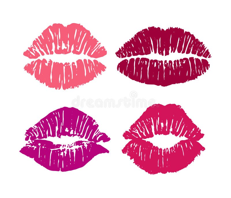 Sexy Lipstick Kiss Print Icon Stock Illustrations – 1,268 Sexy Lipstick ...