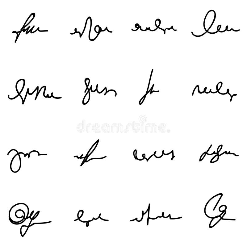 Squiggle Font Stock Illustrations – 370 Squiggle Font Stock ...