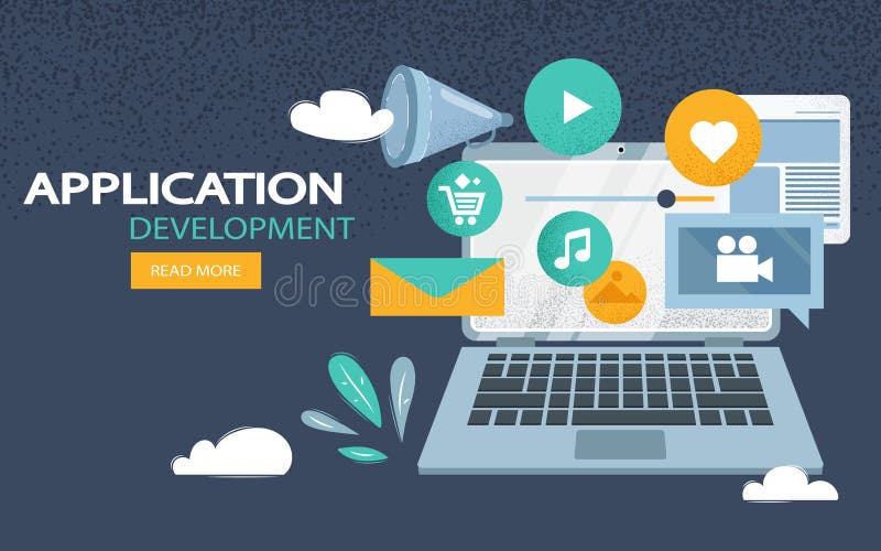 Mobile Application and Mobile App Development Concept. Project ...