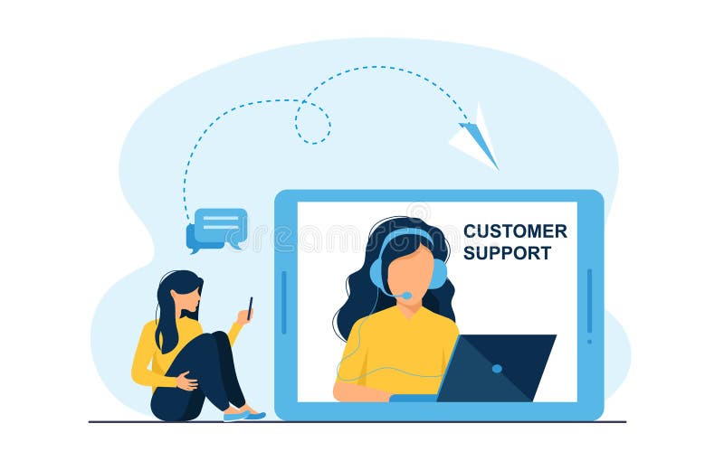 Business Customer Care Service Concept Stock Illustration ...