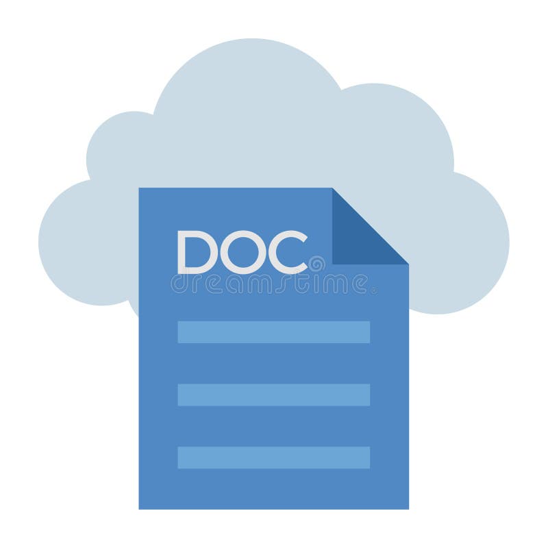 Cloud Document Download Upload Logo Stock Vector - Illustration of ...