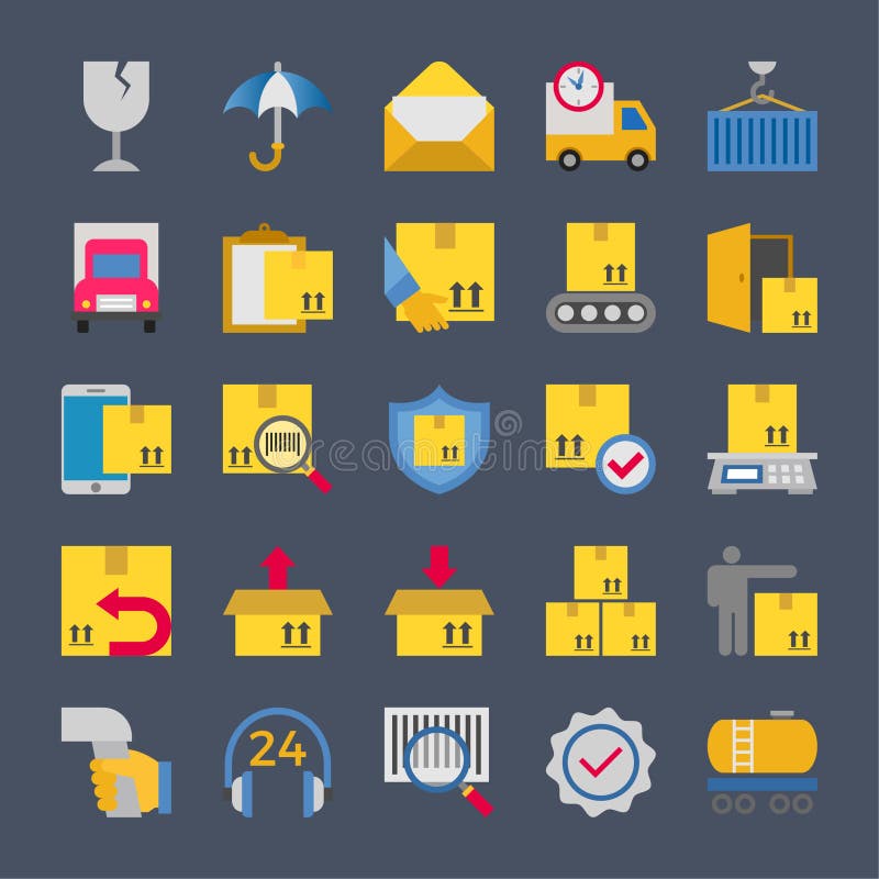 Port Logistics Icons Stock Illustrations – 812 Port Logistics Icons ...