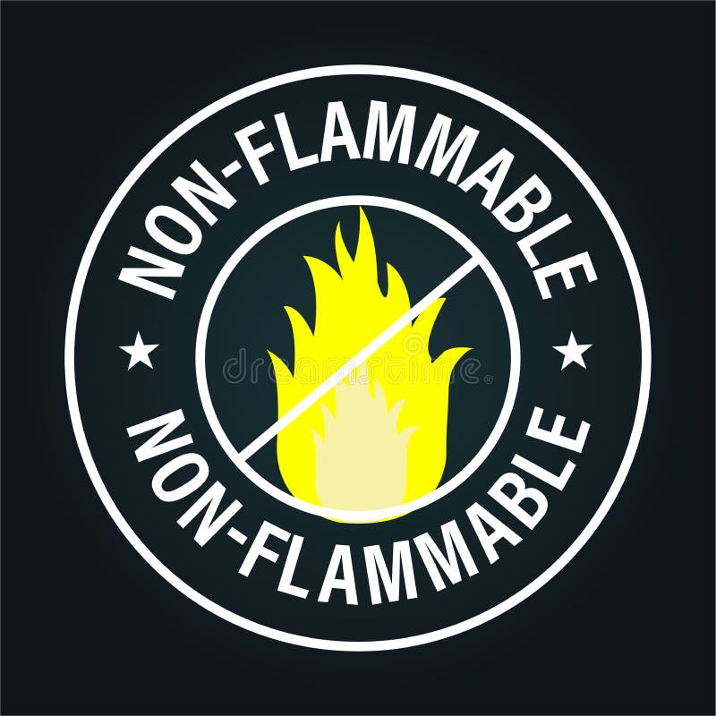 Non Flammable Vector Stock Illustrations – 133 Non Flammable Vector ...