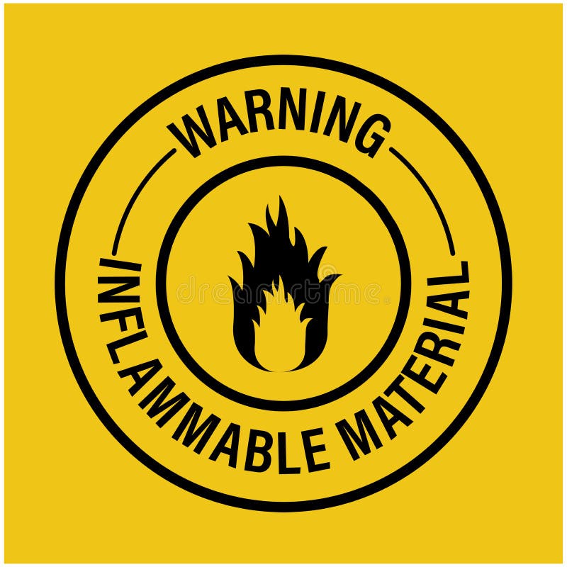 Caution Inflammable Stock Illustrations – 852 Caution Inflammable Stock ...
