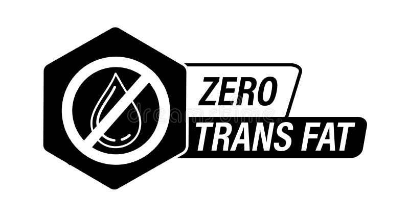 Healthy Diet Abstract, Zero Trans Fat Vector Icon Stock Vector ...