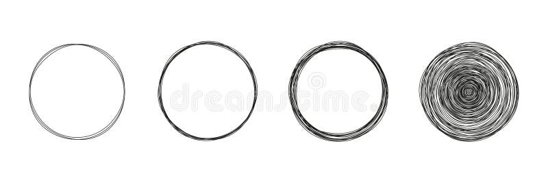 Circles Continuous Line Drawing Stock Illustrations – 128 Circles ...