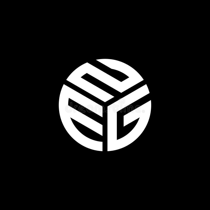 NEG Letter Logo Design on Black Background. NEG Creative Initials ...