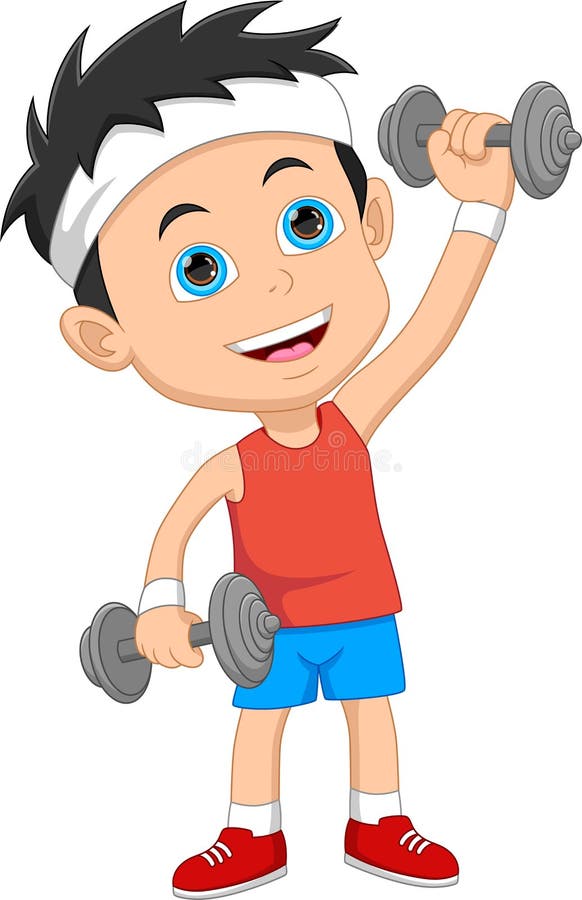 Strong Kid Clip Art