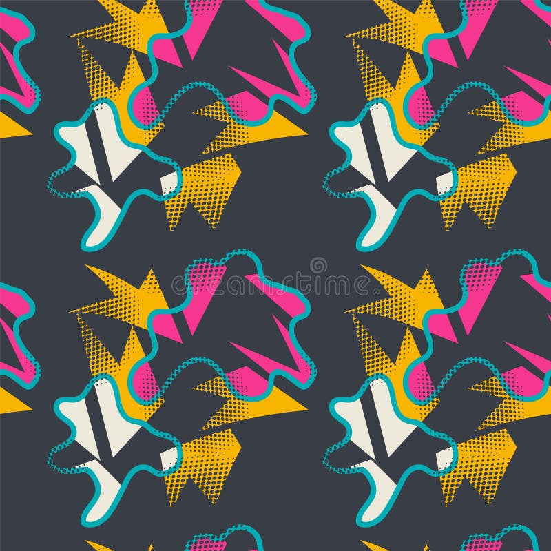 Abstract Chaotic Pattern Colorful Curved Lines Stock Illustrations ...