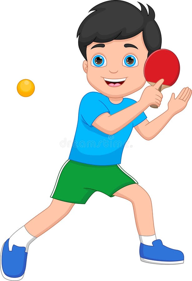 Kid Ping Pong Stock Illustrations – 210 Kid Ping Pong Stock ...