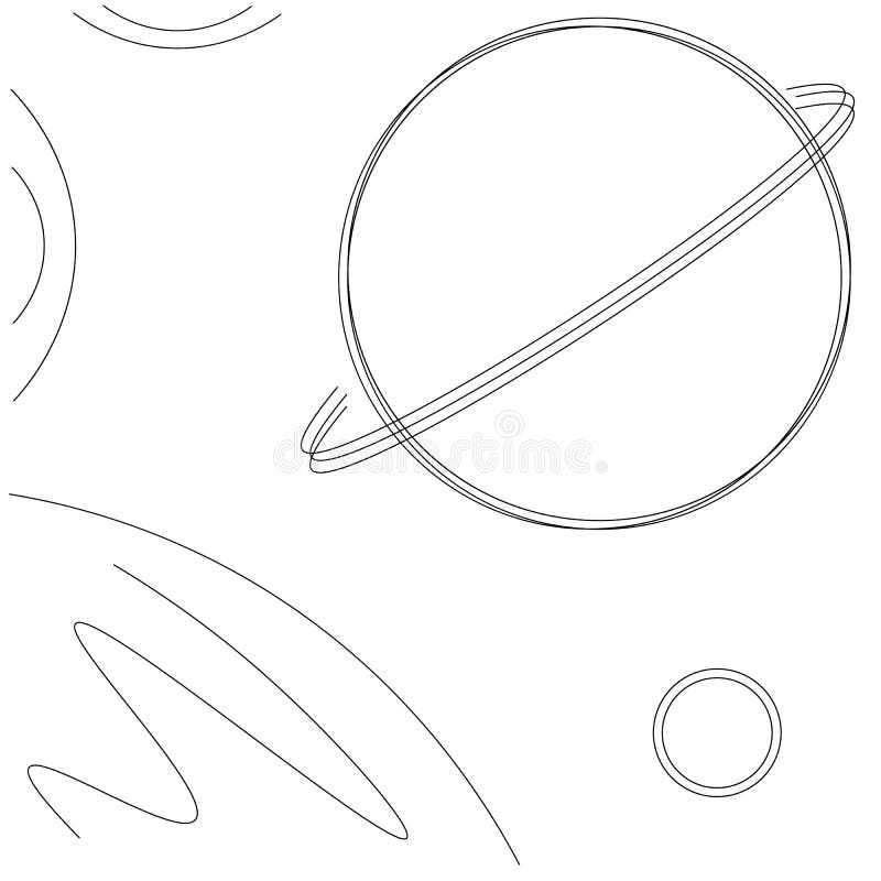 Jupiter Planet Cosmic Space, Vector Illustration Stock Vector ...