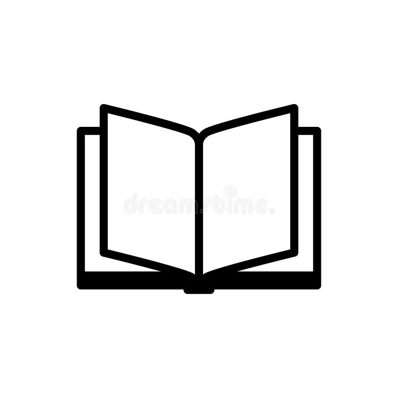 Web Book. Open Book. Library Symbol for Web and Mobile App Design ...